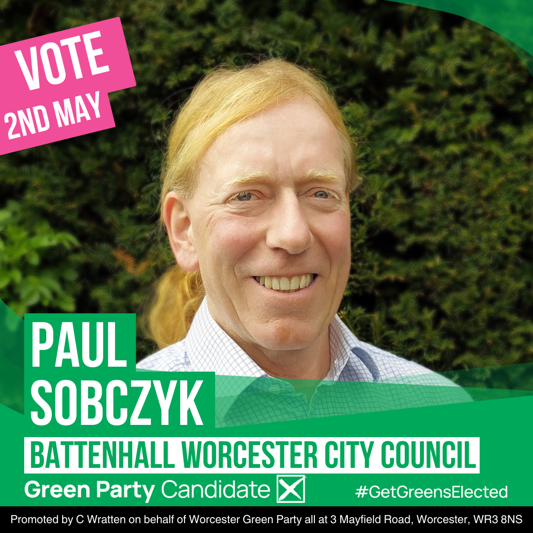 Worcester Green Party🌍🌱: "We are proud to announce Cllr Louis Stephen ...